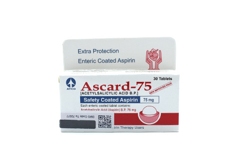 Ascard 75mg Tablets 30's - Murambua Pharmacy